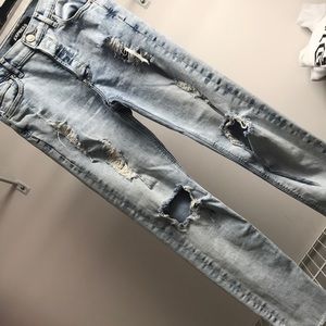 Express | Jeans | Vintage Skinny High Rise Jeans Express Light Blue ...